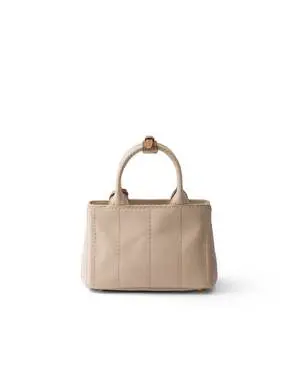 Prada Jardinière Cotton Canvas Mini-bag - Neutral