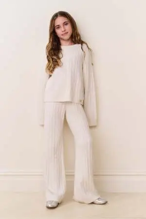 Loveshackfancy Ribbed Sweatpants For Women