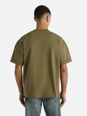 Balmain Printed Bloom T-shirt - Khaki