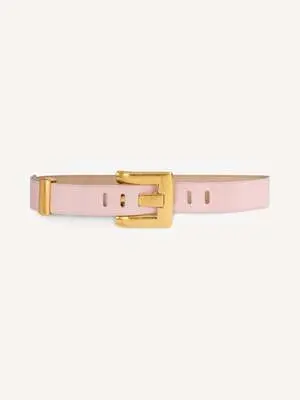 Balmain Anthem Leather Belt - Pink