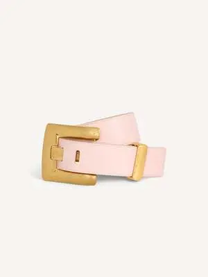 Balmain Anthem Leather Belt - Pink