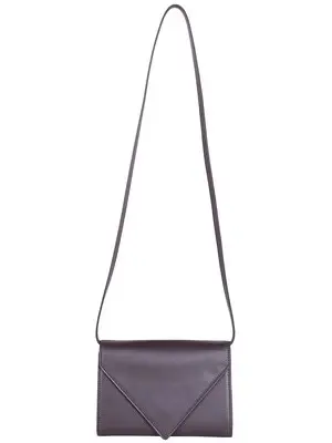 AESTHER EKME Envelope Mini Chain Wallet - Brown