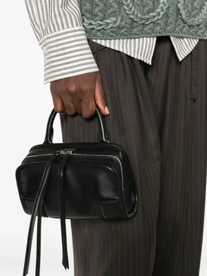 Loewe Amazona 180 Leather Mini Bag - Black