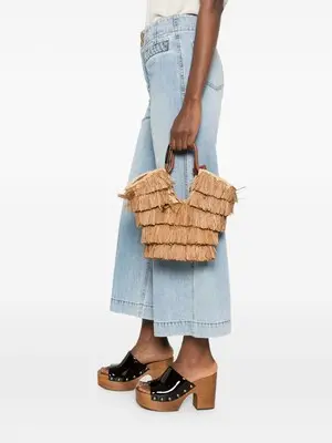 Zimmermann Goldentime Small Tote Bag - Beige