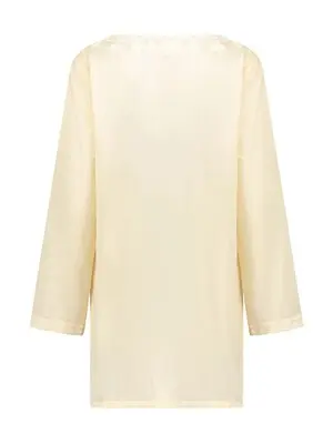 MC2 SAINT BARTH Cedy Embroidered Neckline Dress