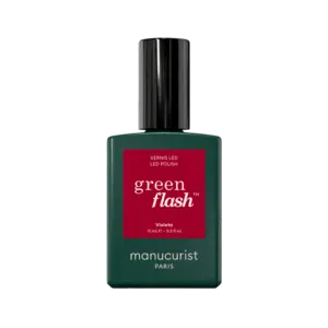 MANUCURIST Green Flash Led Gel Nail Polish, Non-toxic Nail Polish Violeta