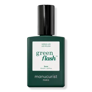 MANUCURIST Green Flash Led Gel Nail Polish, Non-toxic Nail Polish Snow