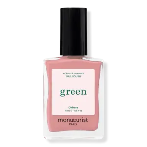 MANUCURIST Green Nail Polish, Quick Dry, Non-toxic Nail Polish With Gel-like Finish Old Rose