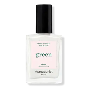 MANUCURIST Green Nail Polish, Quick Dry, Non-toxic Nail Polish With Gel-like Finish Nebula