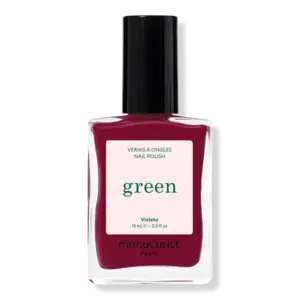MANUCURIST Green Nail Polish, Quick Dry, Non-toxic Nail Polish With Gel-like Finish Violeta