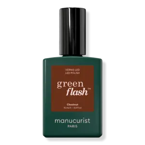 MANUCURIST Green Flash Led Gel Nail Polish, Non-toxic Nail Polish Chestnut