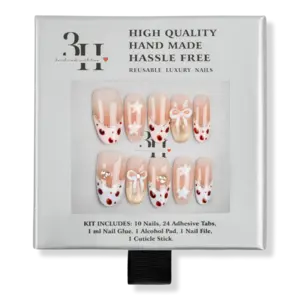 3H NAILS Starlet Handmade Press-on Nails - One-color