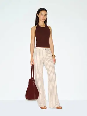 REFORMATION Quill Cashmere Halter Tank Top