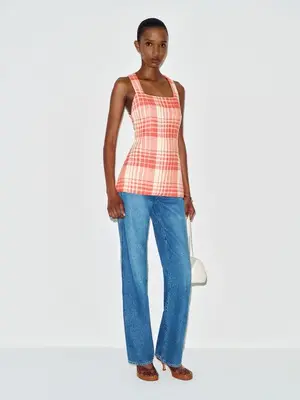 REFORMATION Kalita Linen Top