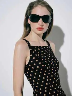 REFORMATION Venice Linen Dress - Black