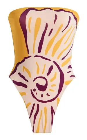 CALA DE LA CRUZ Lore One-piece Swimsuit - Yellow