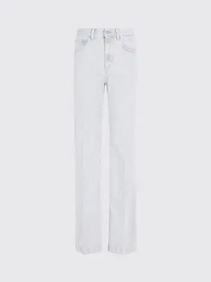 DONDUP High Rise Straight Leg Jeans - Grey