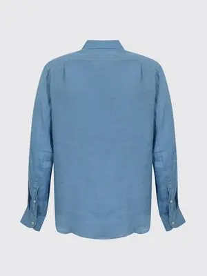 MC2 SAINT BARTH Linen Shirt - Blue