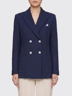 CIRCOLO 1901 Double Breasted Jacket - Blue
