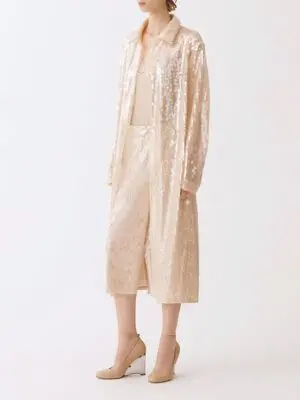 Fabiana Filippi Sequin Wrap Midi Skirt