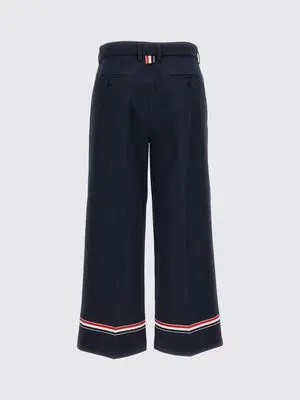 Thom Browne Cropped Fit Cotton Trousers