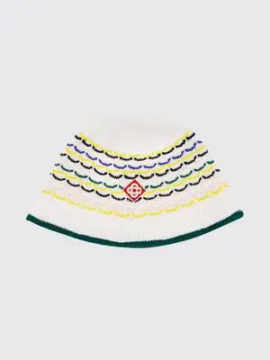 Casablanca Embroidered Bucket Hat - Red