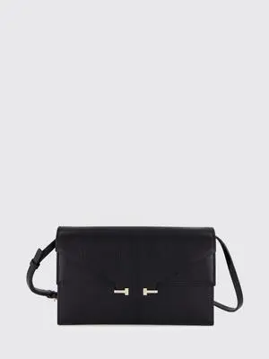 TOM FORD Calf Leather Shoulder Bag - Black