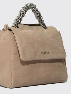 Orciani Croc Effect Handbag - Milk