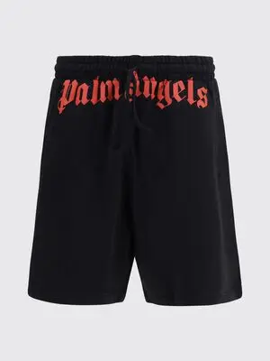 Palm Angels Cotton Jogging Shorts With Logo