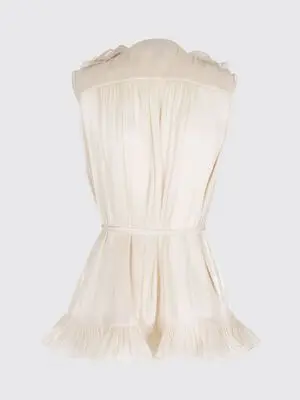 NISSA Ruffled V-neck Top