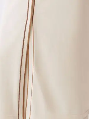 Fabiana Filippi Long Cotton Cardigan With V-neck