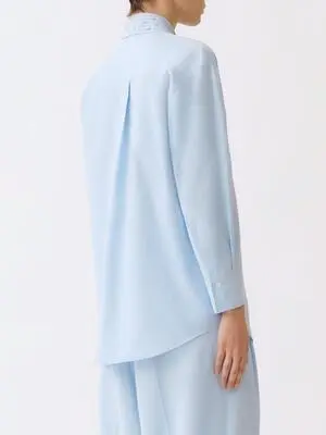 Fabiana Filippi Cotton Shirt With Embellished Collar