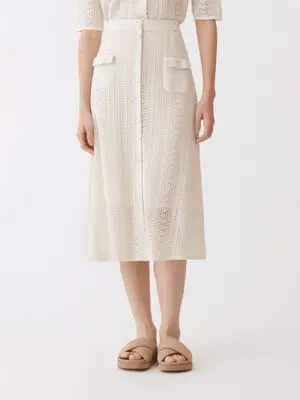 Fabiana Filippi Knitted Midi Skirt