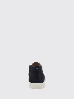 Santoni Desert Suede Ankle Boot - Blue
