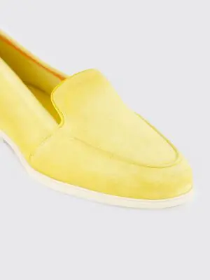 Santoni Malibu Suede Loafers - Yellow