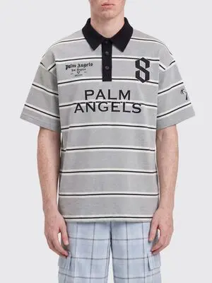 Palm Angels Color Blocked Polos For Men
