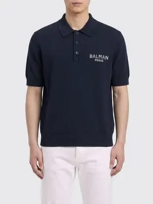 Balmain Color Blocked Polos For Men
