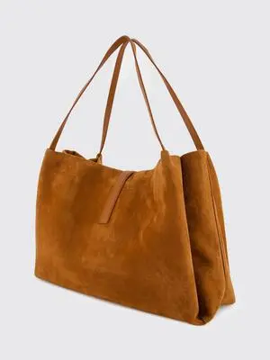 FERRAGAMO Suede Shoulder Bag - Beige