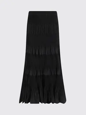 MEIMEIJ Pleated Tiered Maxi Skirt