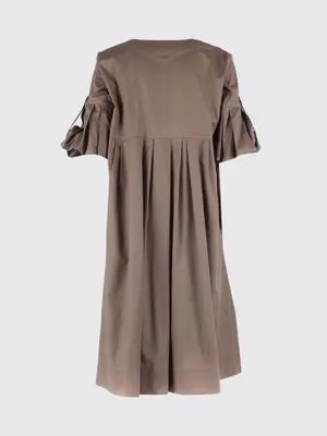 FAY Stretch Cotton Midi Dress - Green
