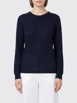 Extreme Cashmere Extreme Cashmere Crew Neck Pullover In Merino Wool And Cashmere Blue