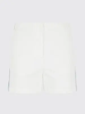 LOW CLASSIC Cotton And Linen Blend Shorts - Blue