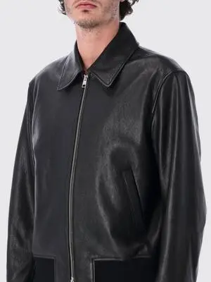 AMI Paris Lamb Leather Jacket