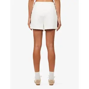 4TH & RECKLESS Clover Cotton-jersey Shorts - Cream