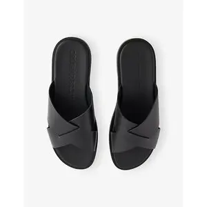 Orlebar Brown Muro Leather Sandals - Black