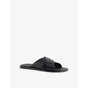 Orlebar Brown Muro Leather Sandals - Black