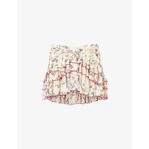 SIEDRES Floral-print Mini Skirt