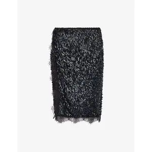 SIEDRES Bianca Sequin-embellished Knee-length Skirt