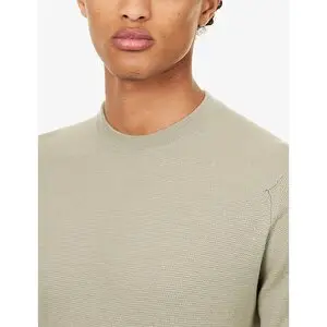 John Smedley Lundy Crewneck Merino-wool Jumper - Thistle Dew