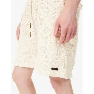HONOR THE GIFT Mind Maze Lace Cotton-blend Shorts